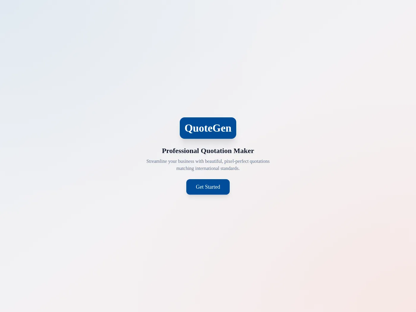 QuoteGen Web App