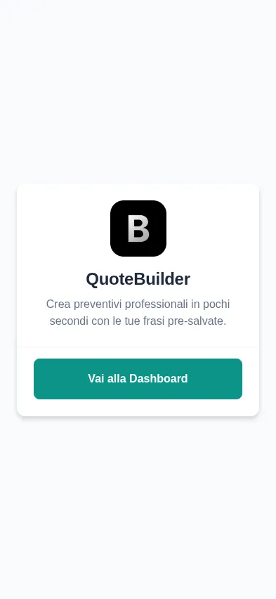 QuoteBuilder App