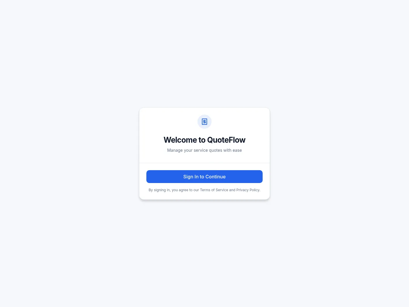 QuoteFlow Dashboard
