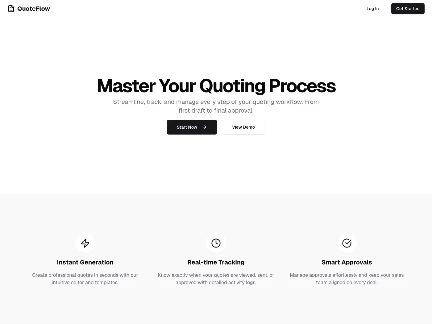 QuoteFlow Manager