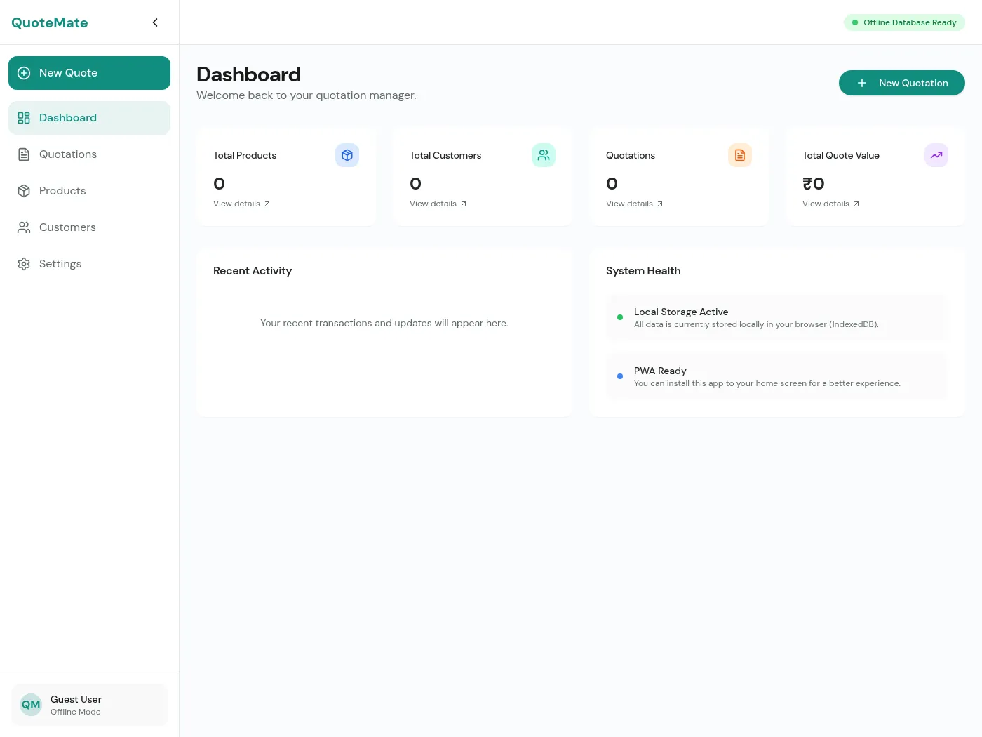 QuoteMate PWA