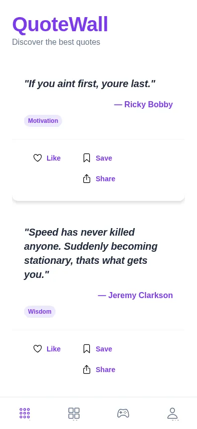 QuoteWall Playground
