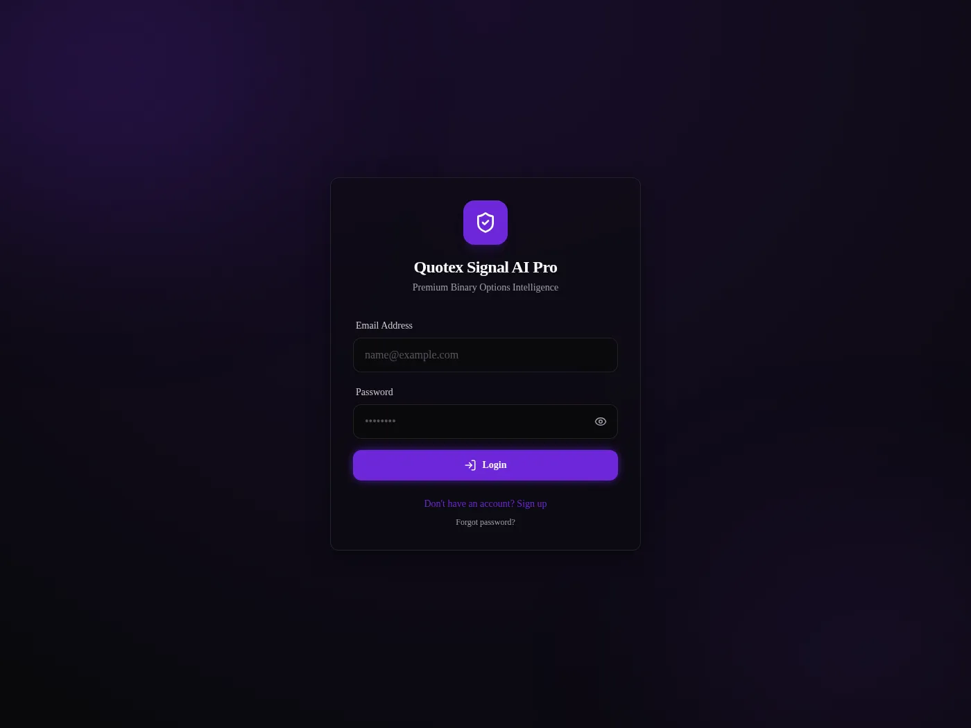 Quotex Signal AI Pro