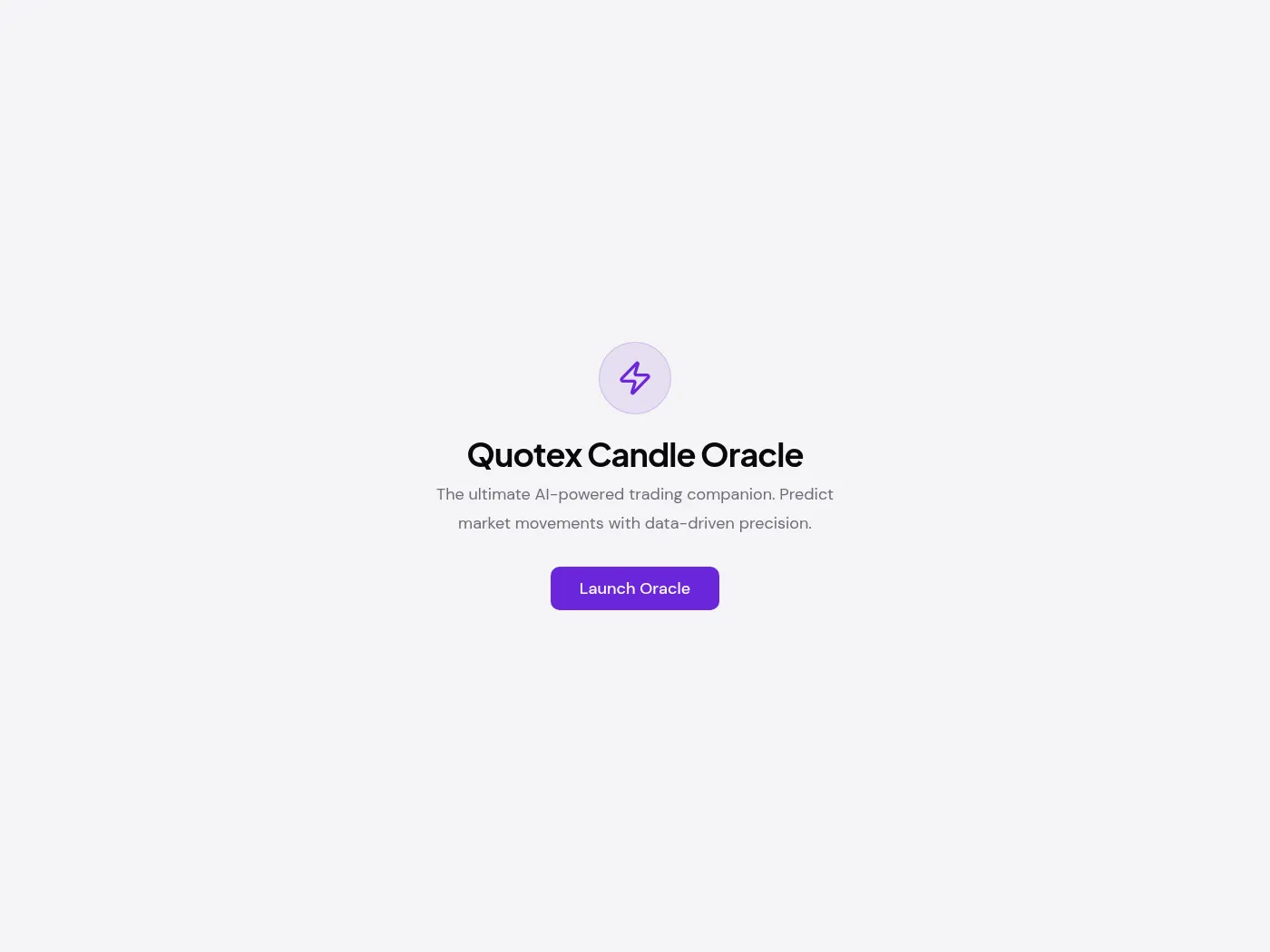 Quotex Candle Oracle