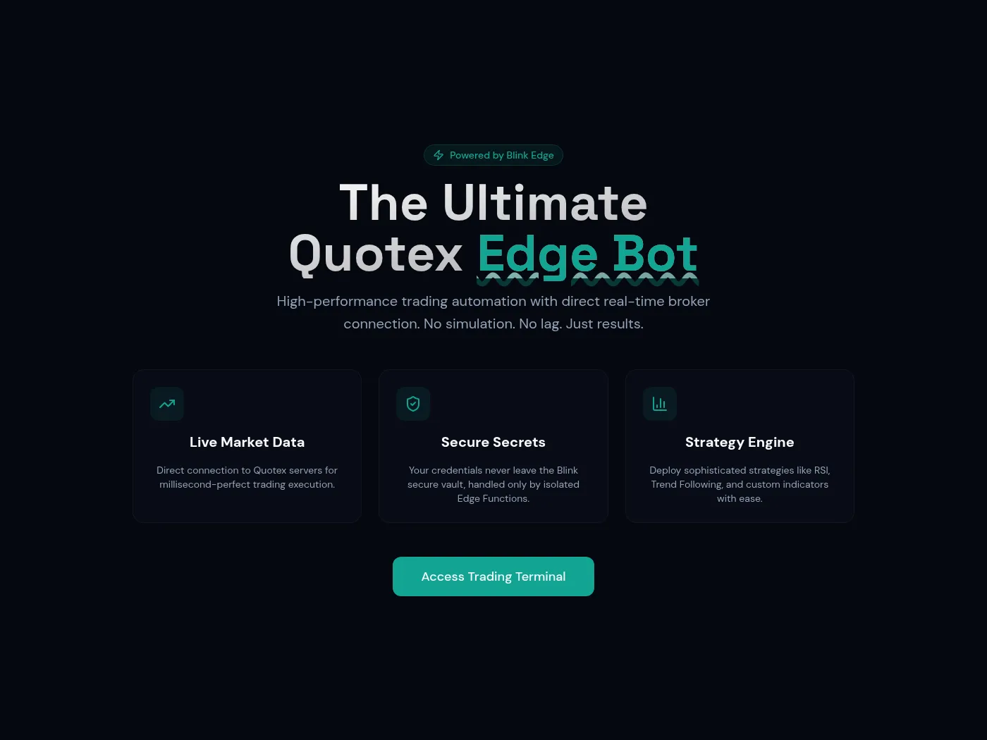 Quotex Edge Bot