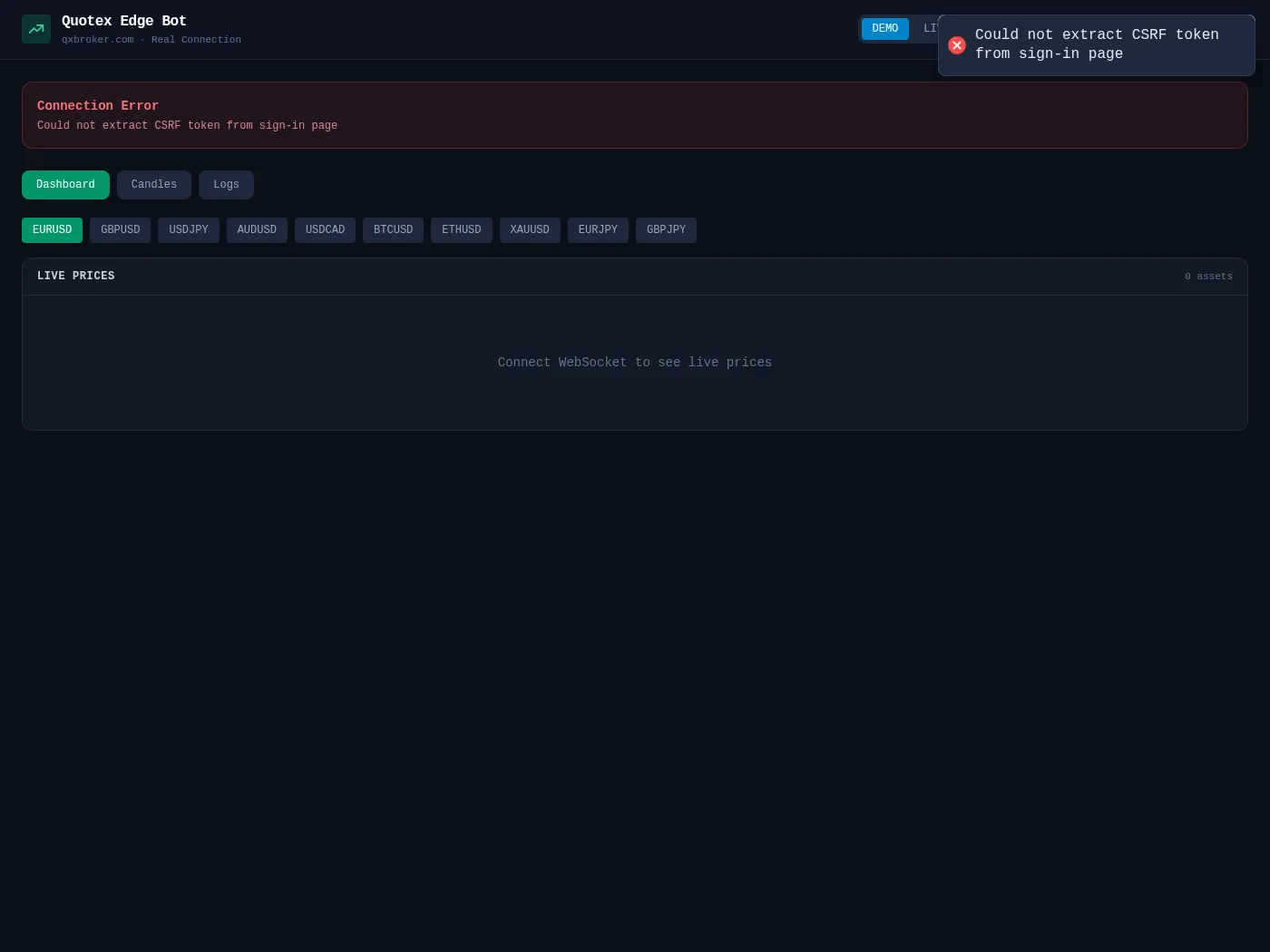 Quotex Edge Bot