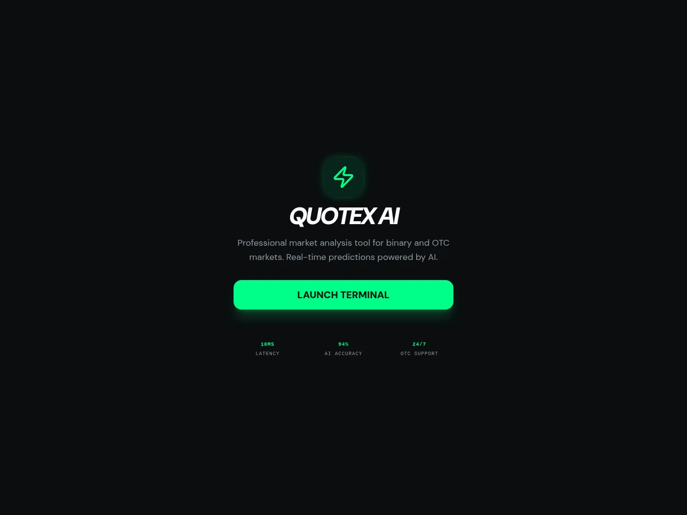 Quotex Market Predictor