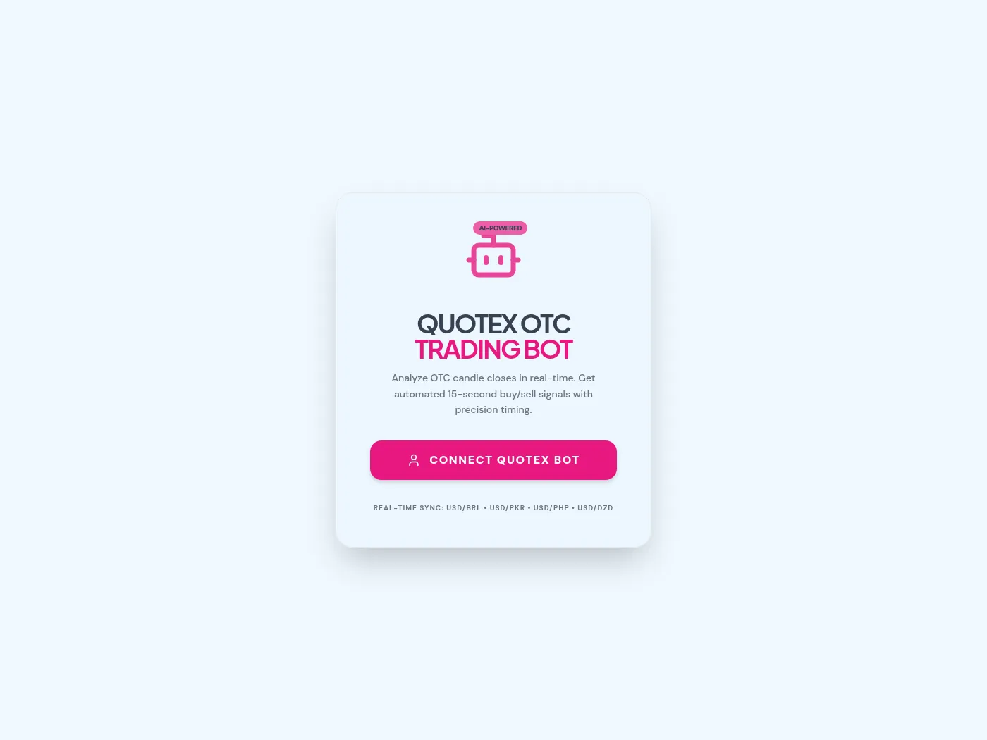 Quotex OTC Trading Bot