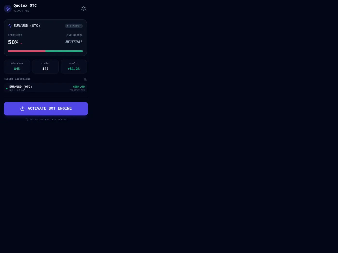 Quotex OTC Trading Bot