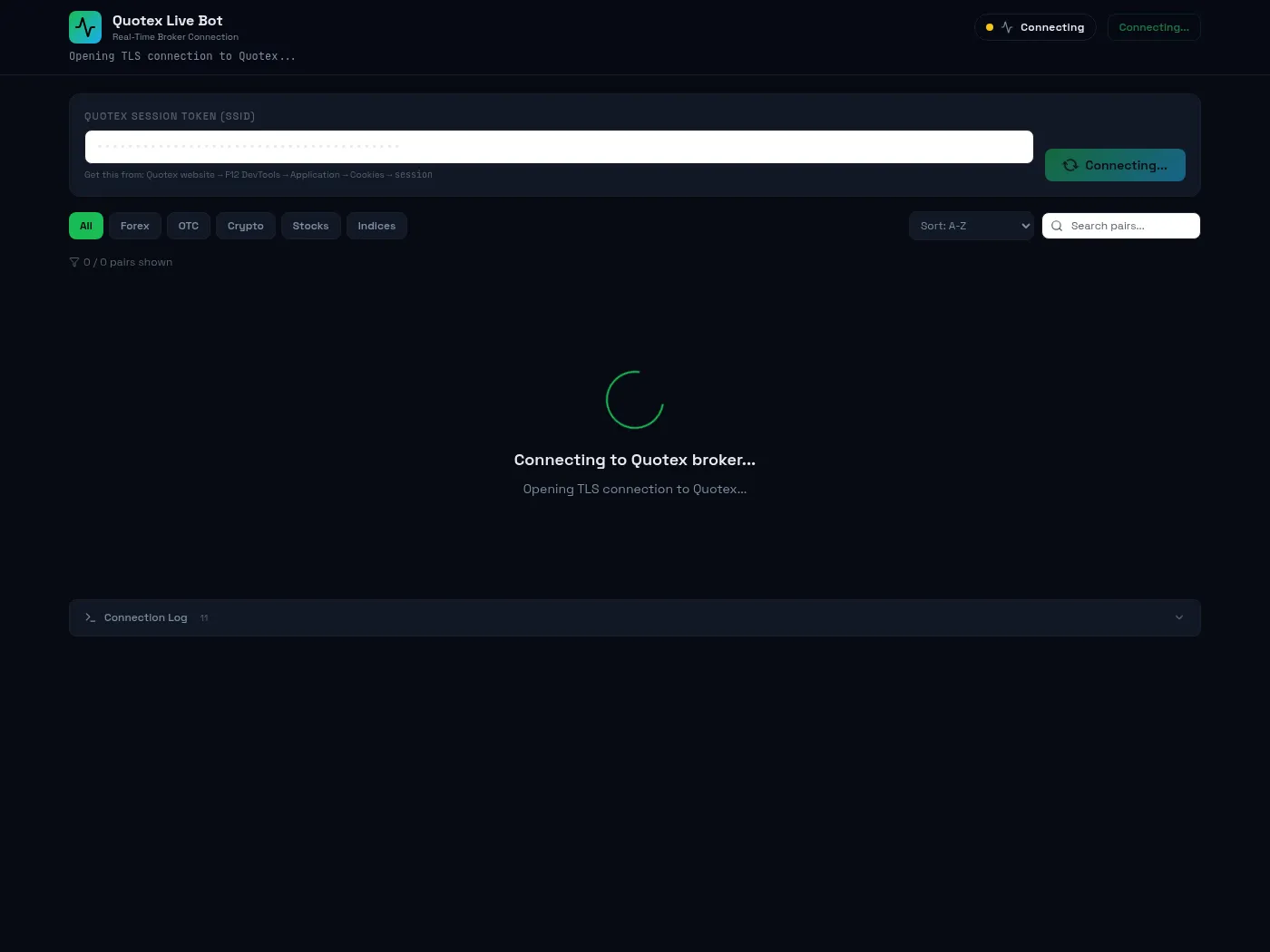 Quotex Real-Time Bot