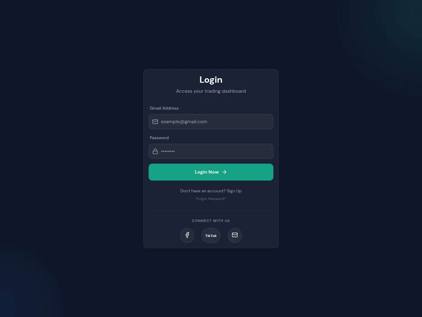 Quotex Signal Dashboard