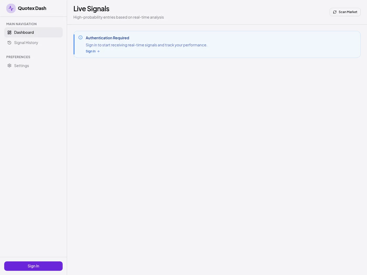 Quotex Signal