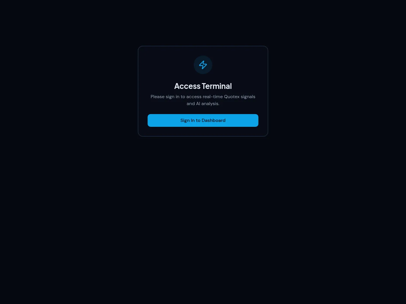 Quotex Signal Bot