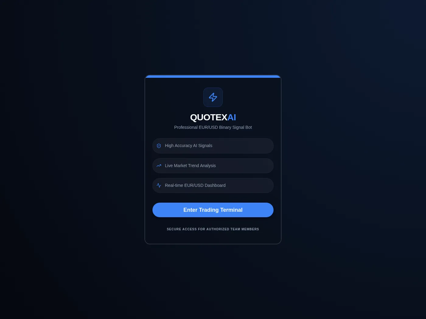 Quotex Signal Bot