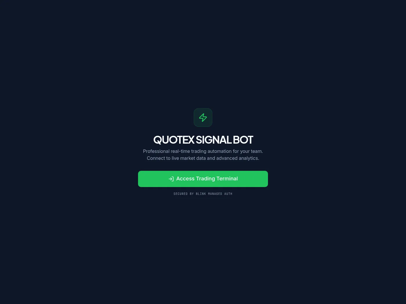 Quotex Signal Bot