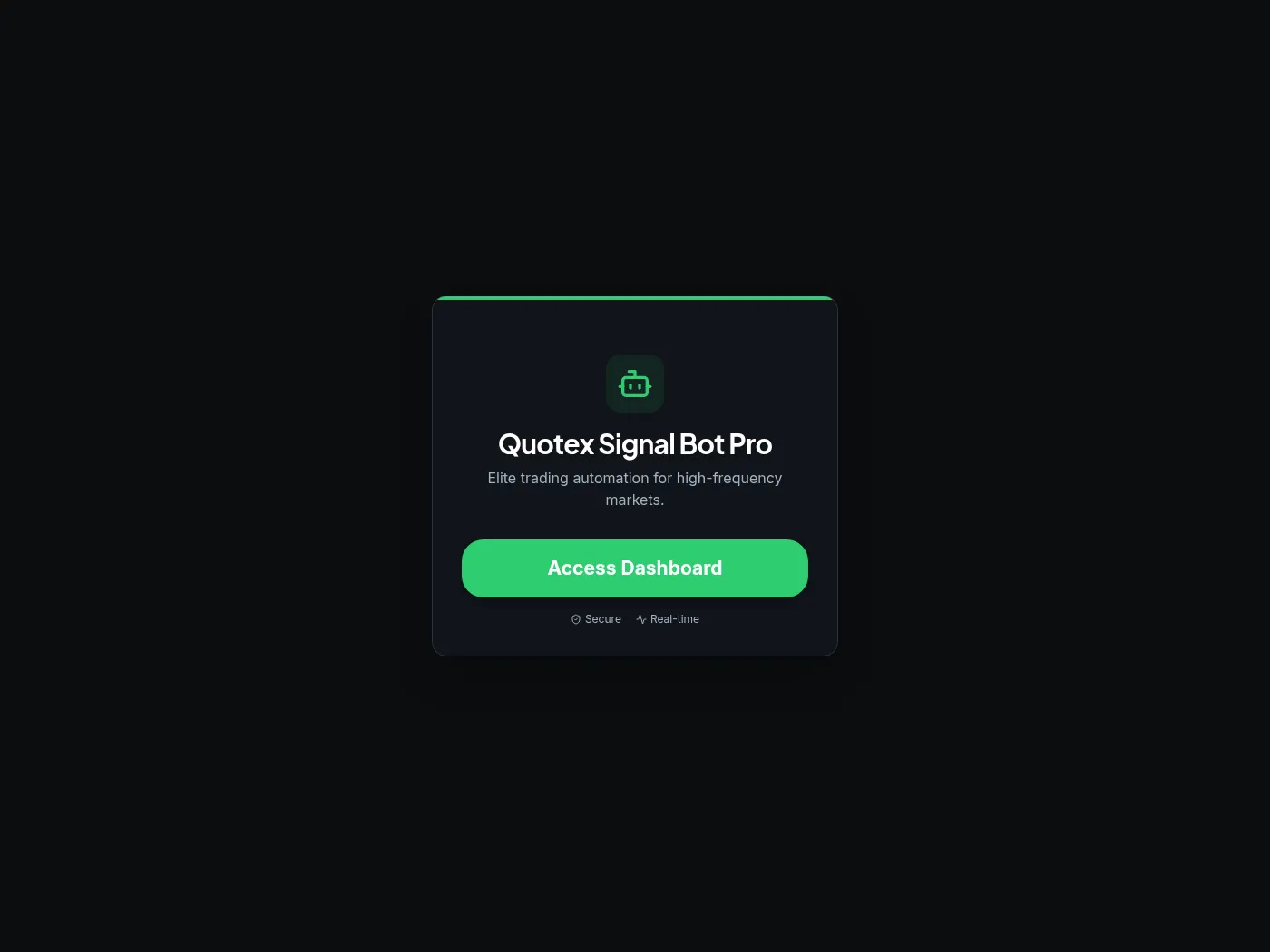Quotex Signal Bot