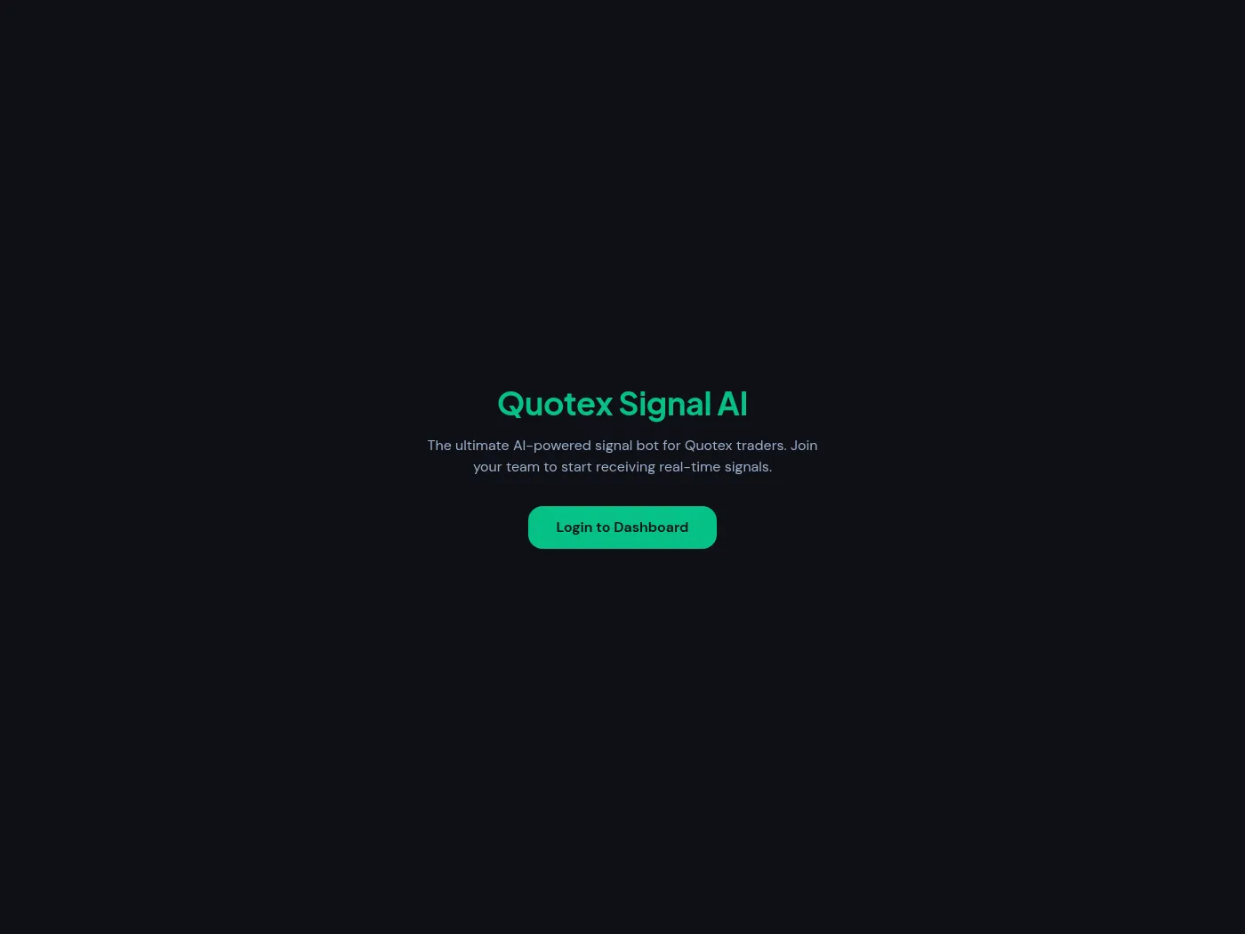 Quotex Signal AI Bot