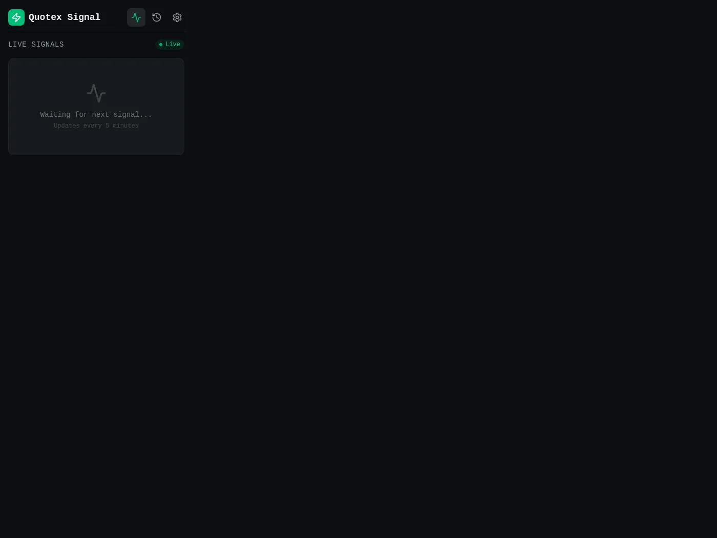 Quotex Signal Notifier