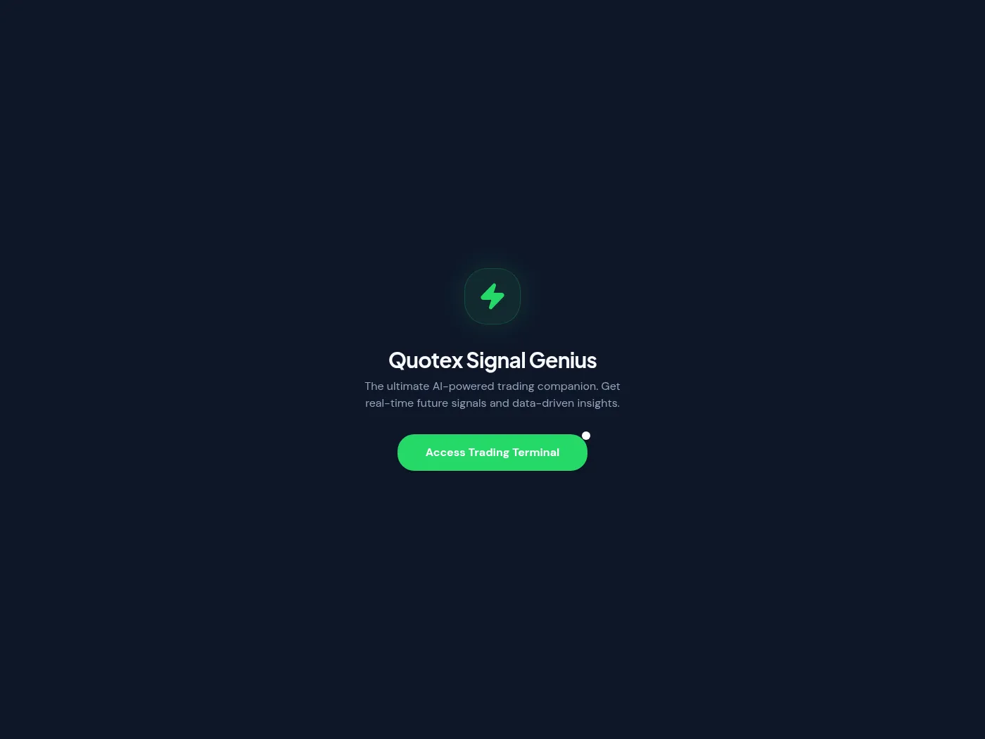 Quotex Signal Genius