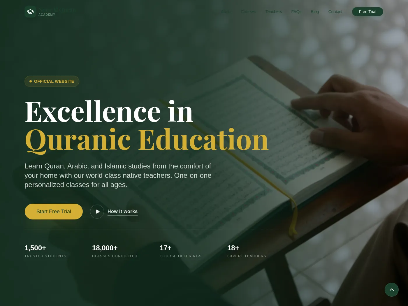 Nour Al Quran Academy Site