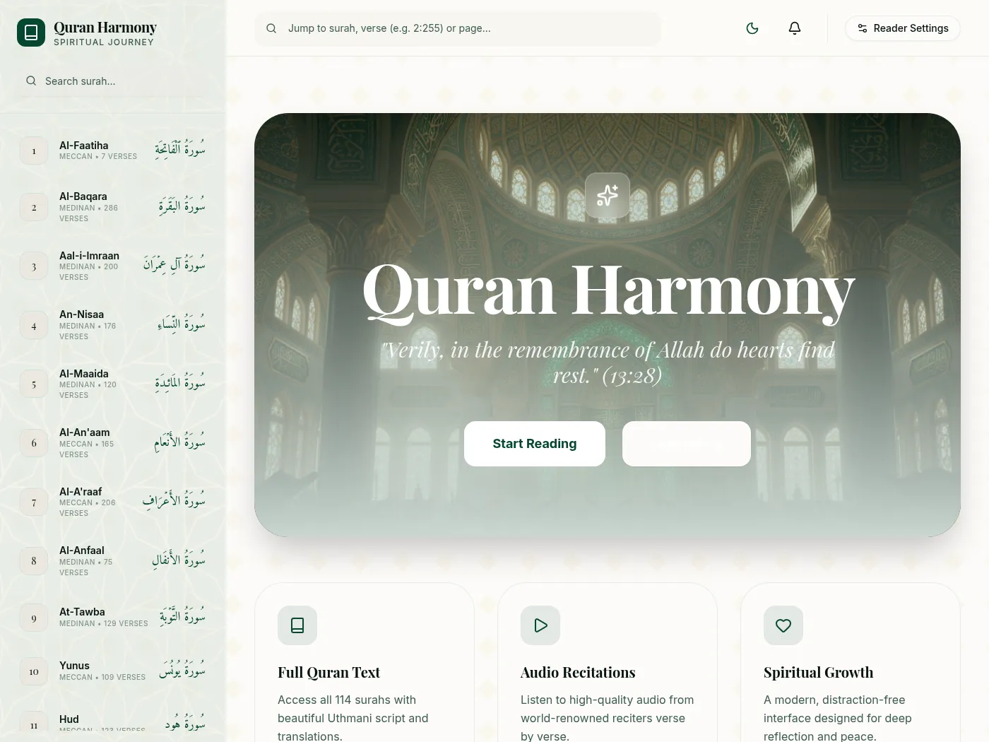 Quran Harmony