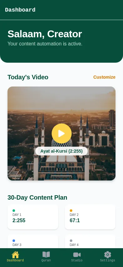 Quran Viral Video Automation