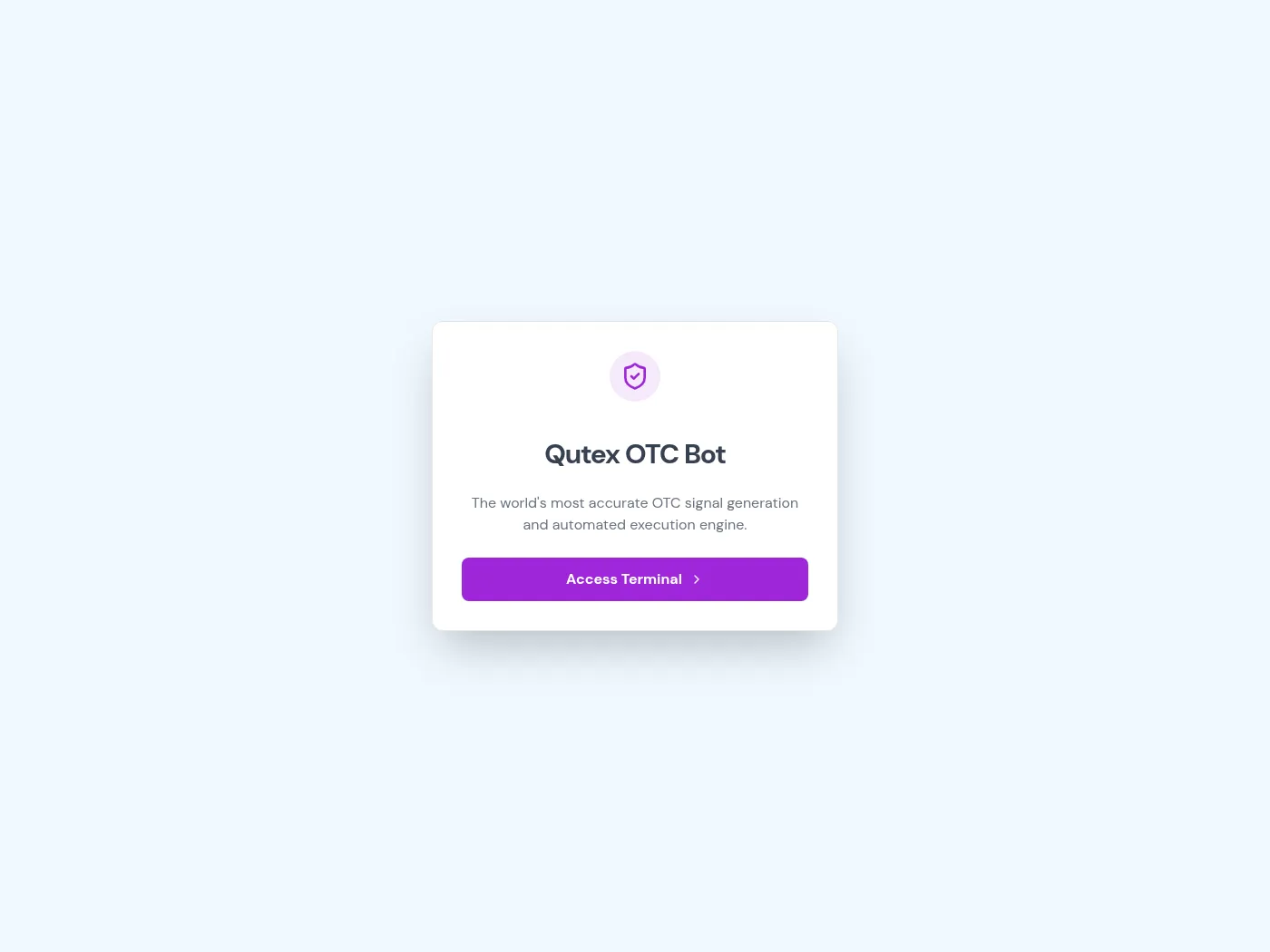 Qutex OTC Signal Bot