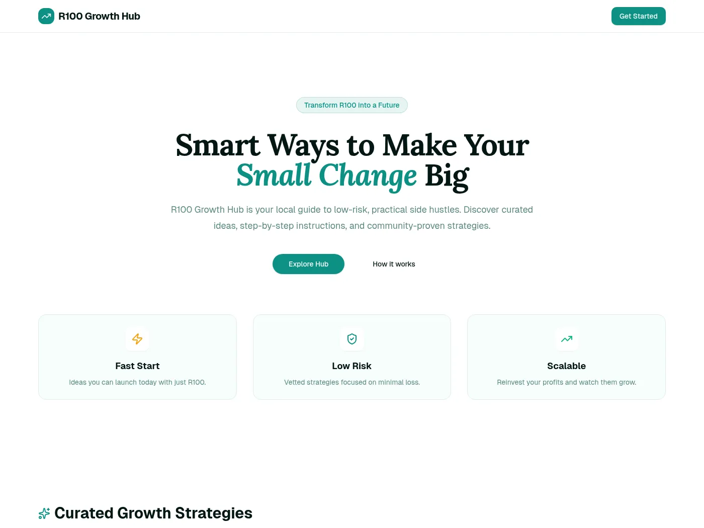 R100 Growth Hub