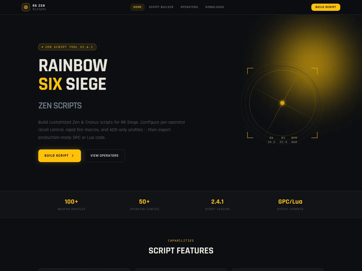 R6 Siege Zen Tool