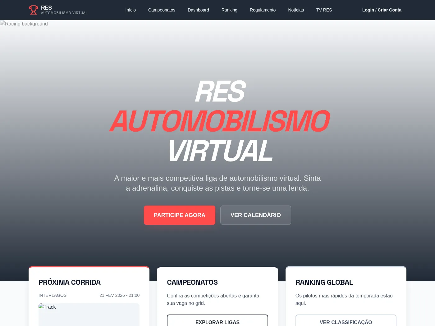 Virtual Race Admin Dashboard