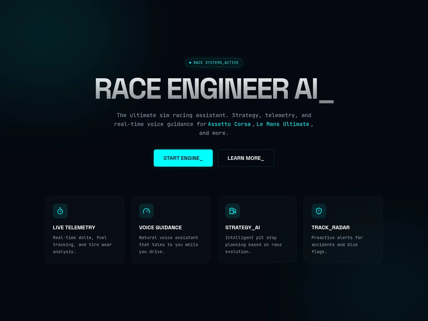 Race Engineer AI