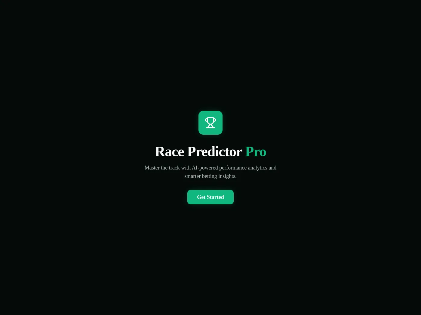Race Predictor Pro