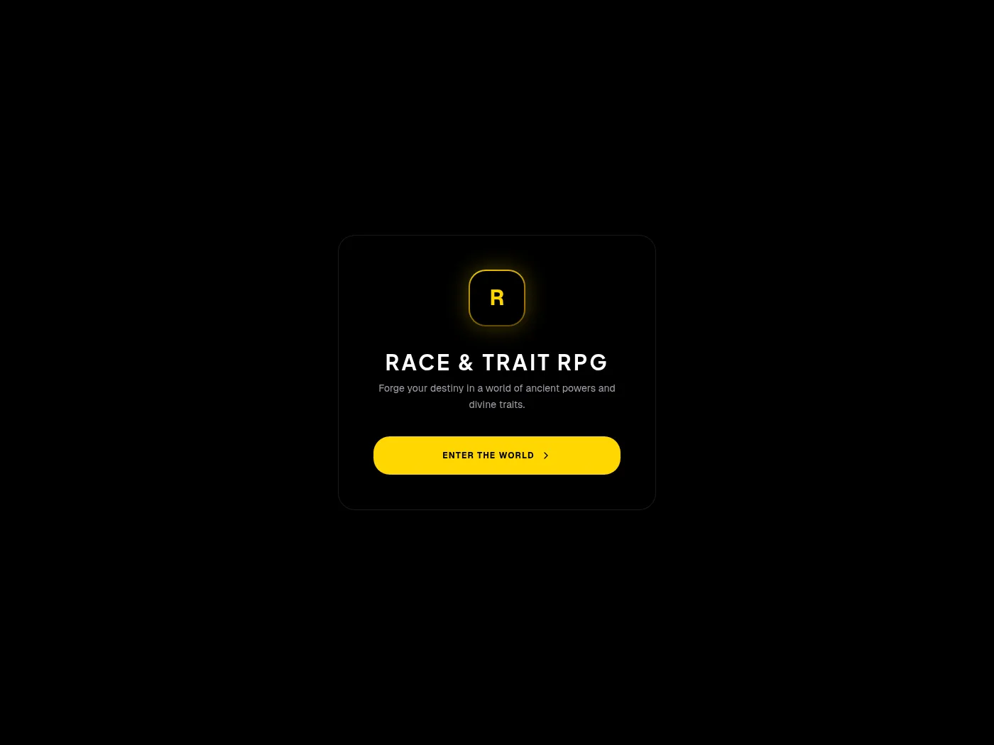 Race & Trait GUI RPG