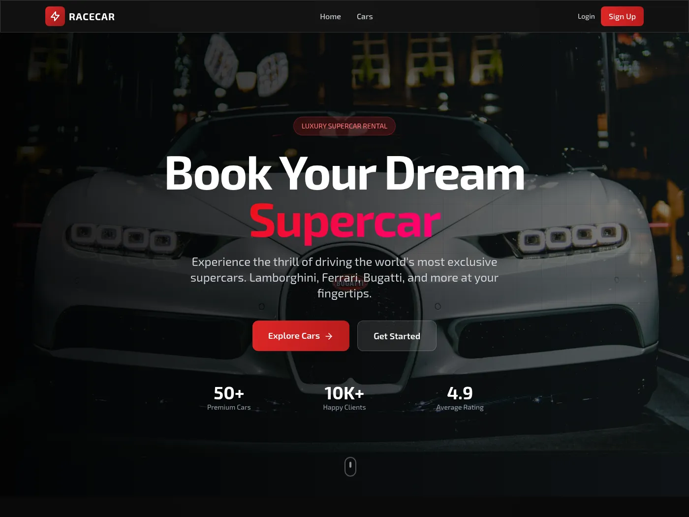 RaceCar Booking Platform