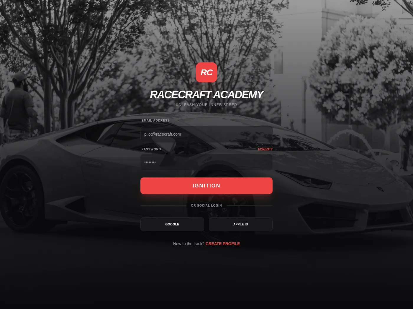 RaceCraft Academy