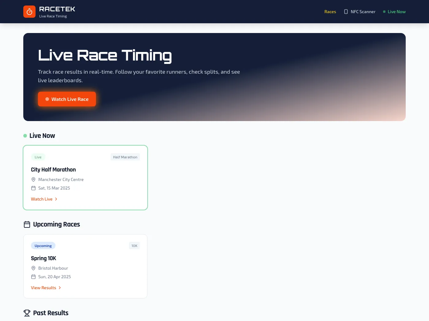 RaceTek Tracker Clone