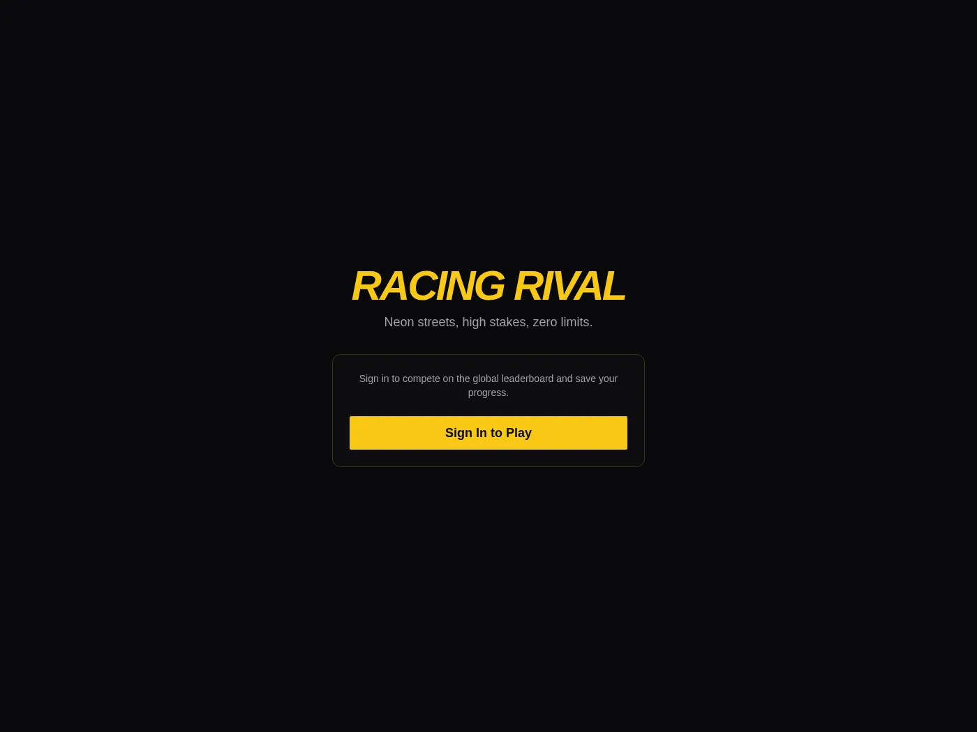 Racing Rival Cars