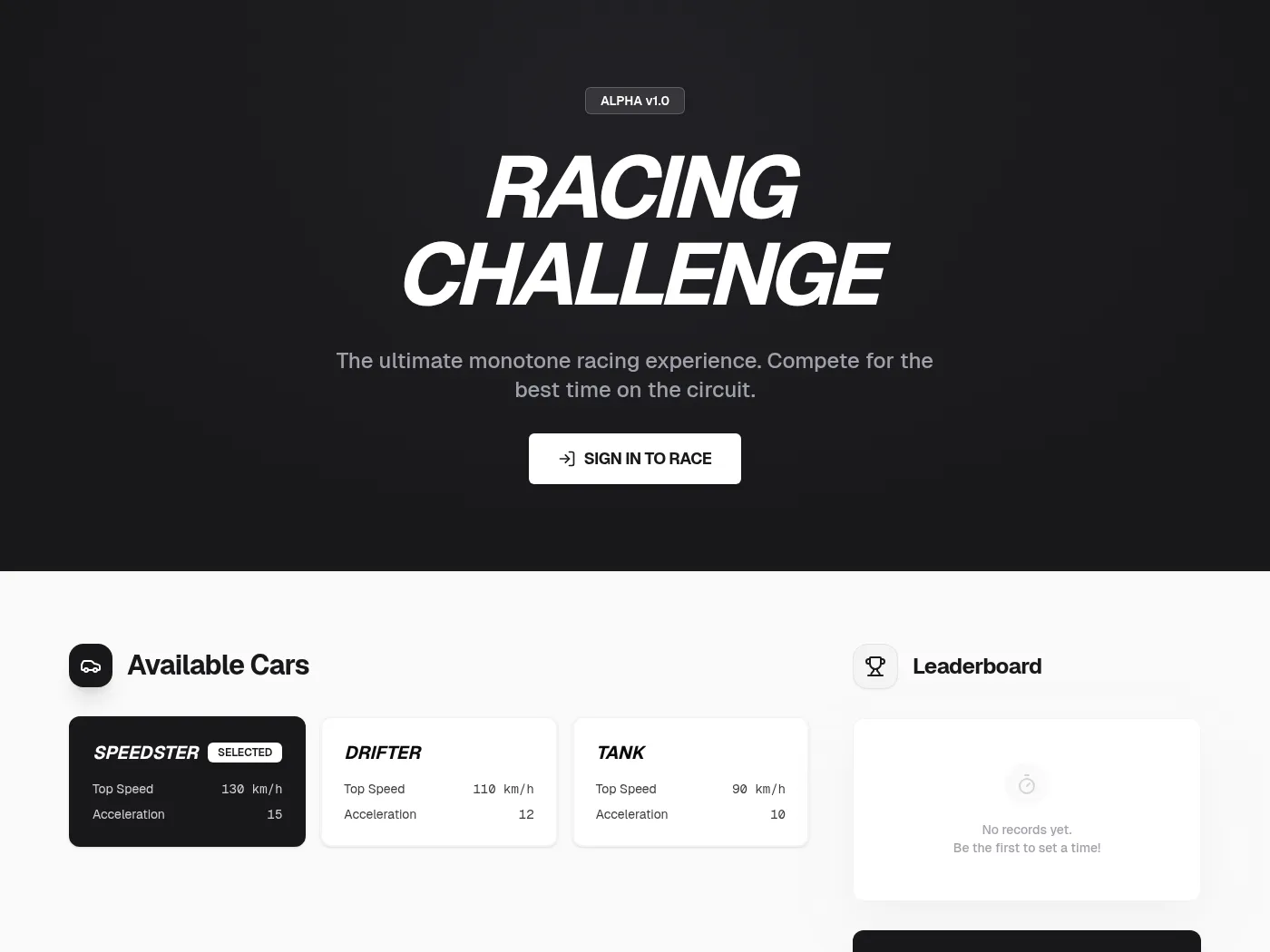 Racing Challenge