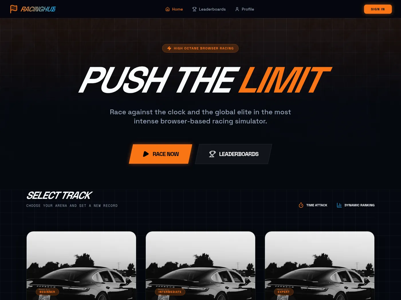 Racing Game Hub