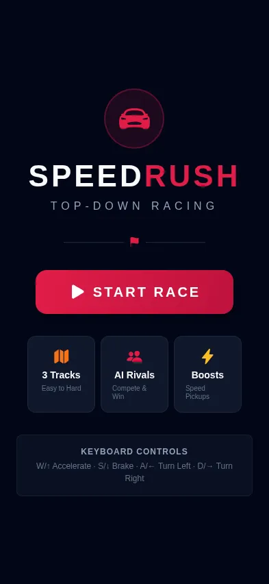 SpeedRush Racing Game