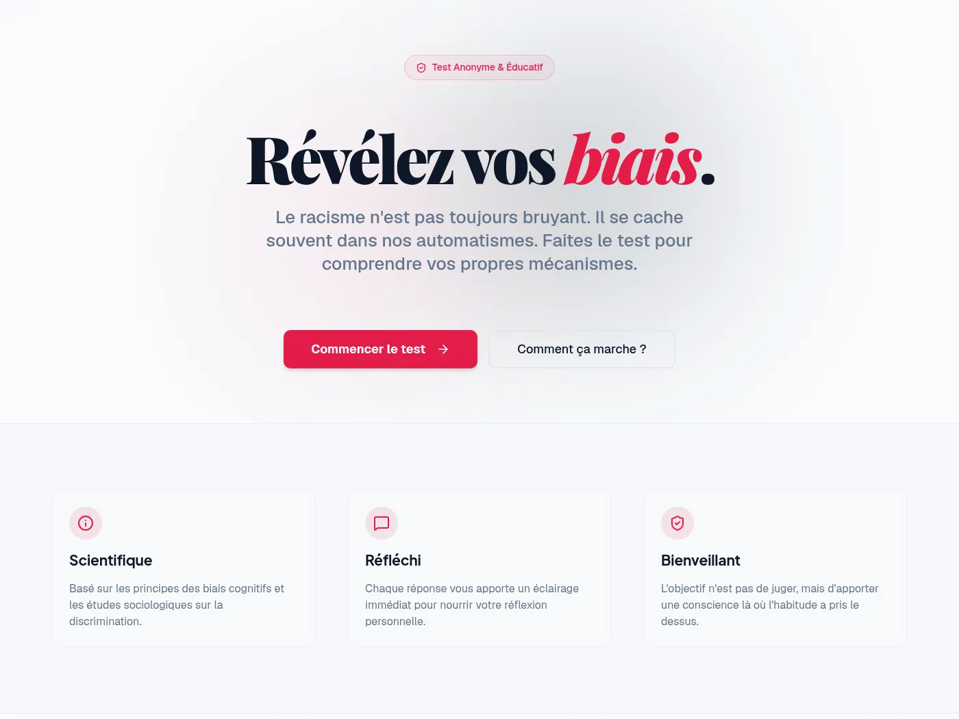 QuizRacisme Revealer