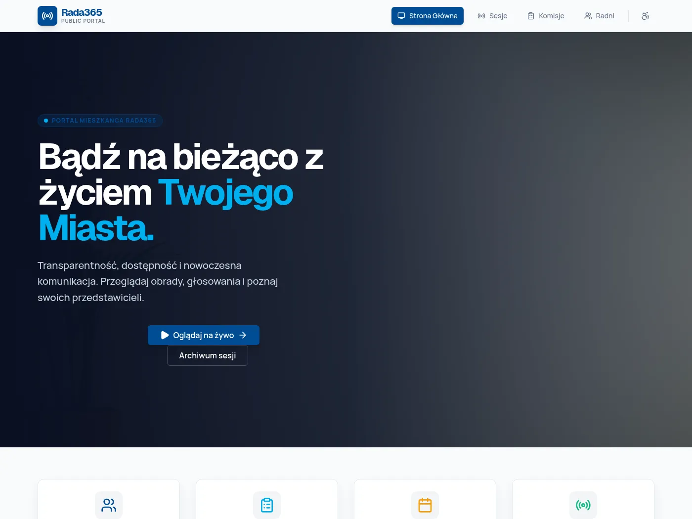 Rada365 Public Portal