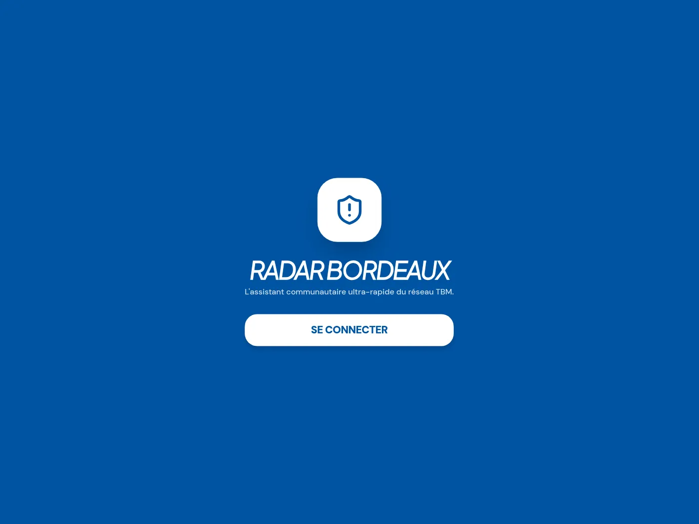 Radar Bordeaux Transit PWA