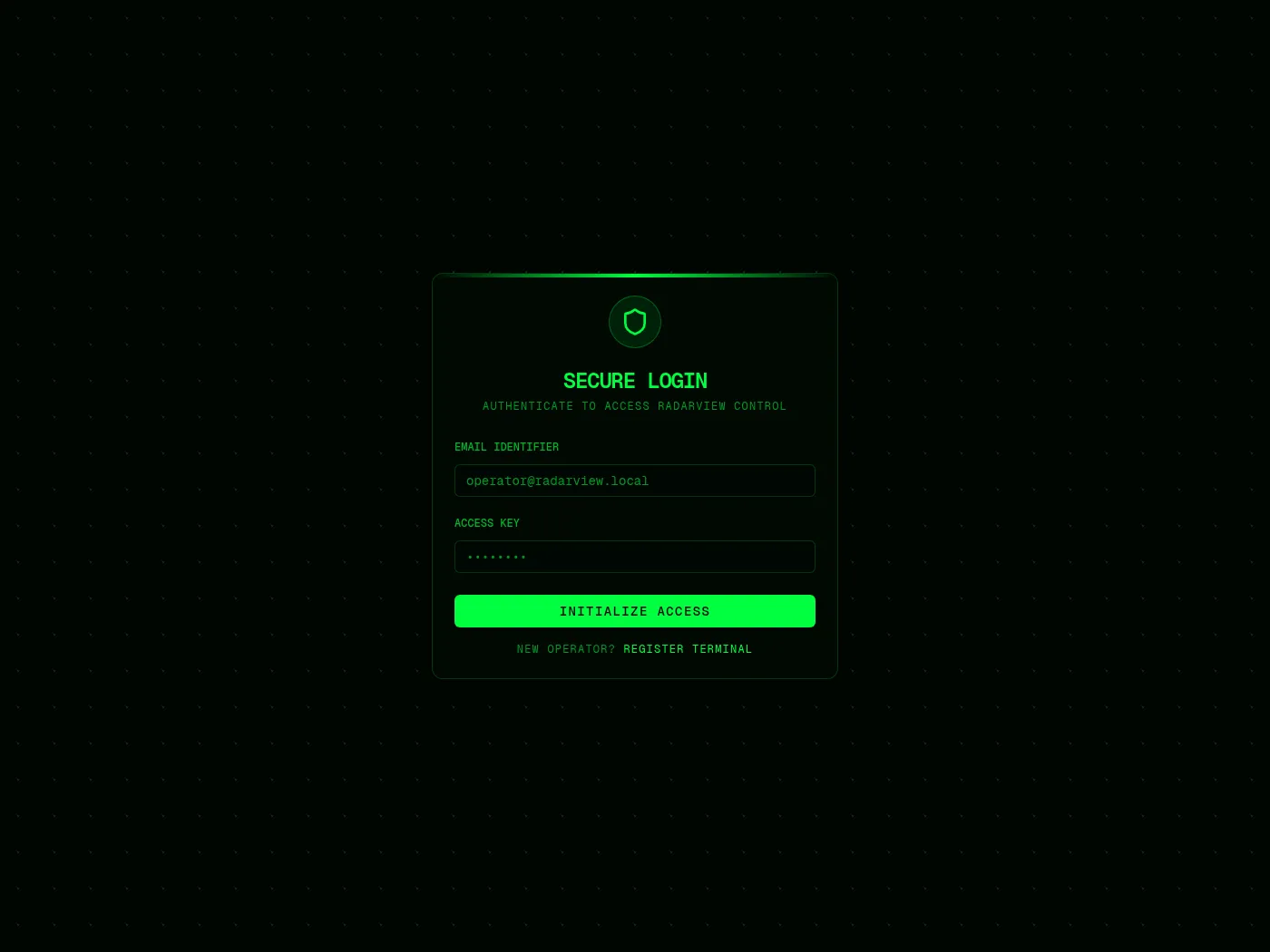 RadarView Desktop