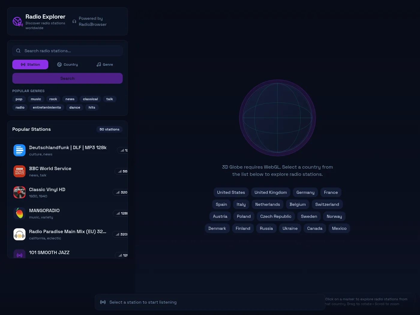 Radio Explorer