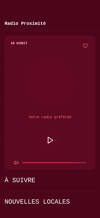 Radio Proximité App