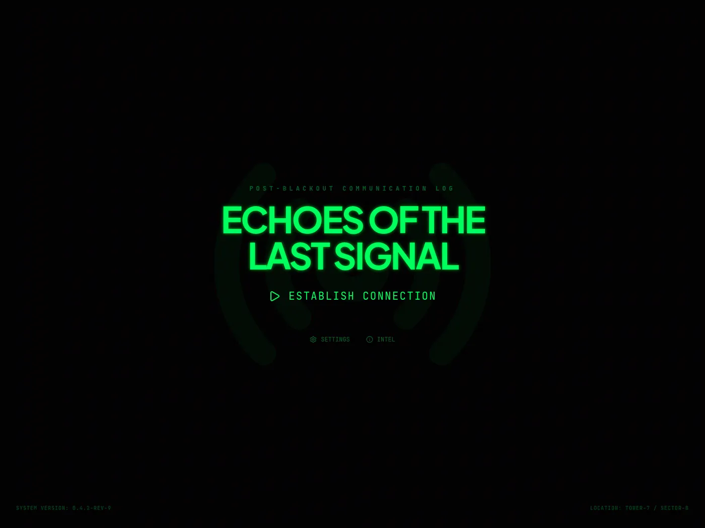 Echoes of the Last Signal