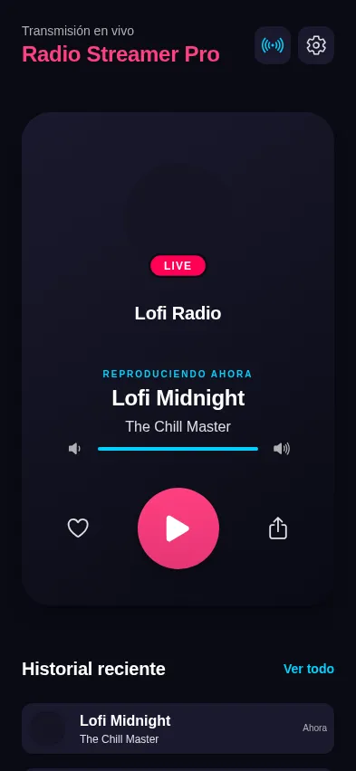 Radio Streamer App