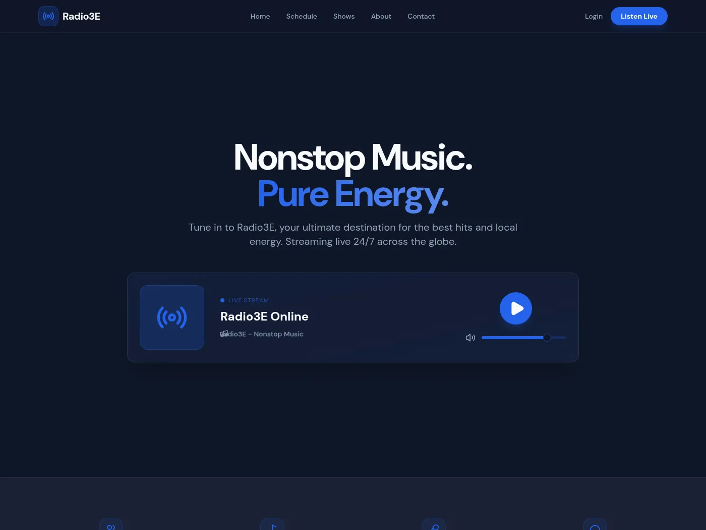 Radio3E Online Site