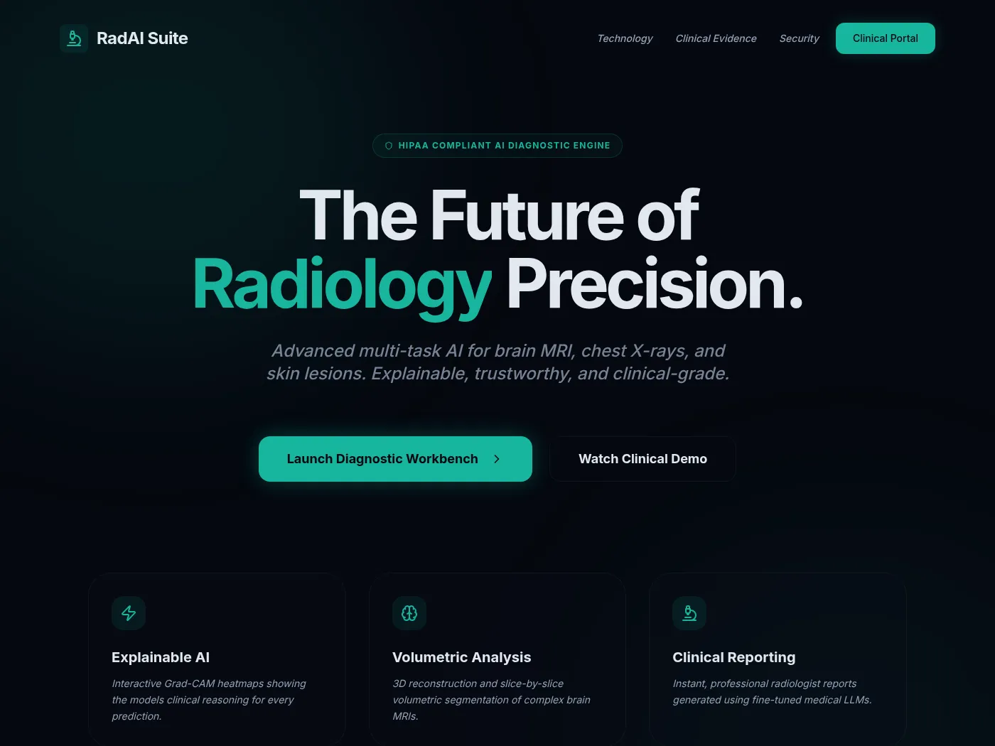 Radiology AI Diagnostic Suite